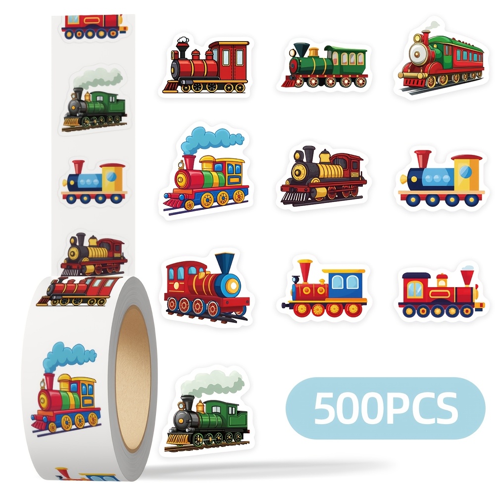 train stickers sold on Temu United States