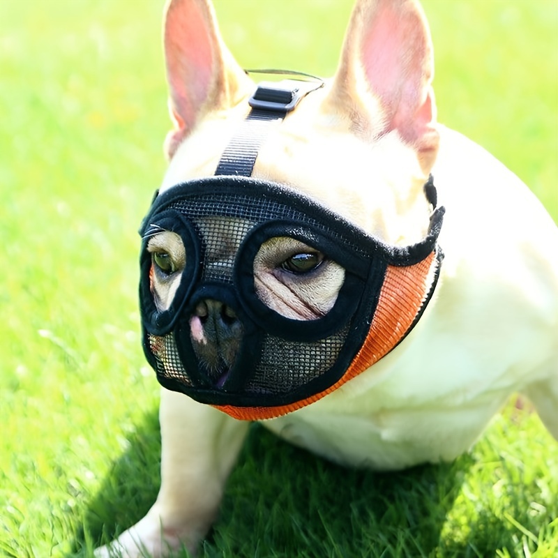 adjustable dog muzzle breathable nylon plastic pet Temu United Kingdom