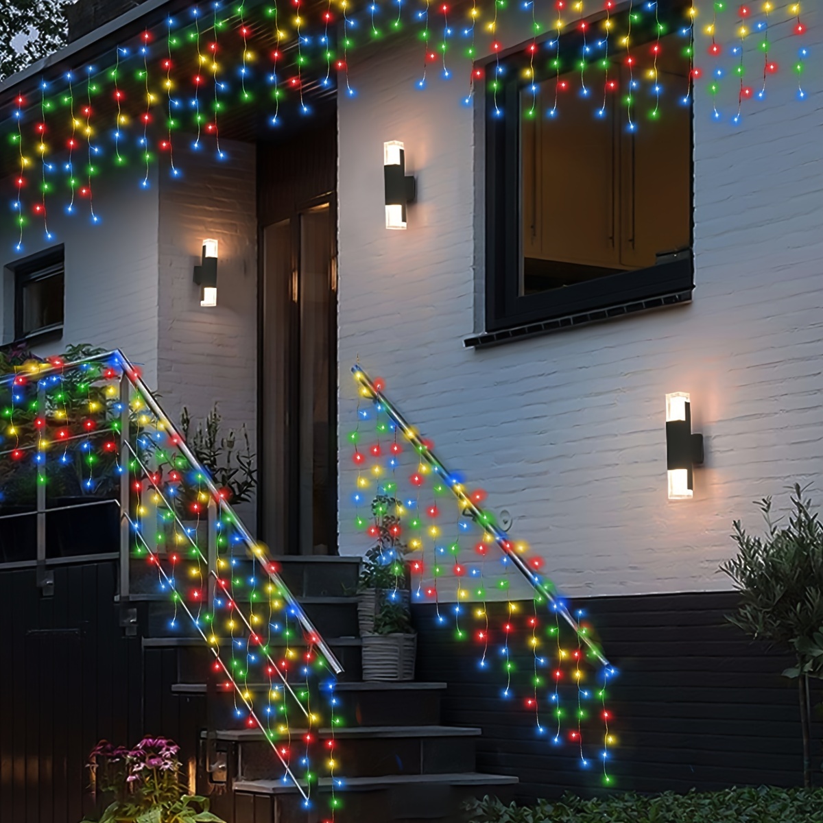 String Lights 18 Drops 8 Modes 90leds Usb Plug Window Led - Temu United ...