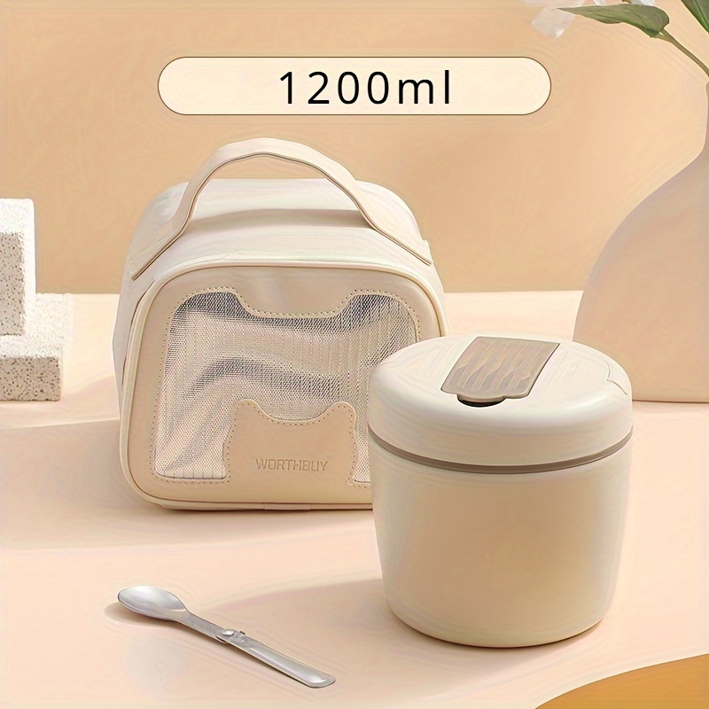 304 Stainless Steel Thermal Insulation Pot Carrying Round - Temu New ...