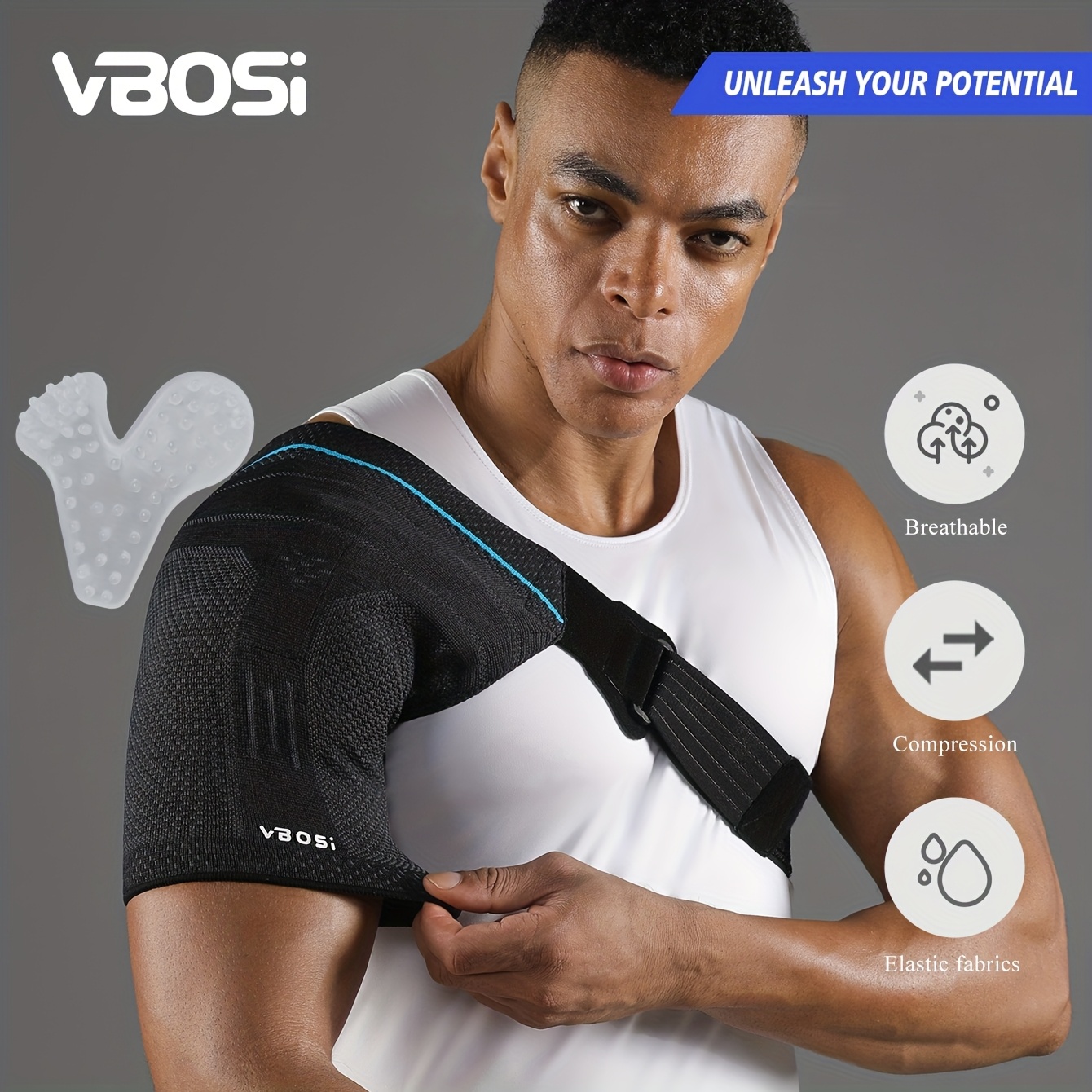 shoulder brace sold on Temu United States