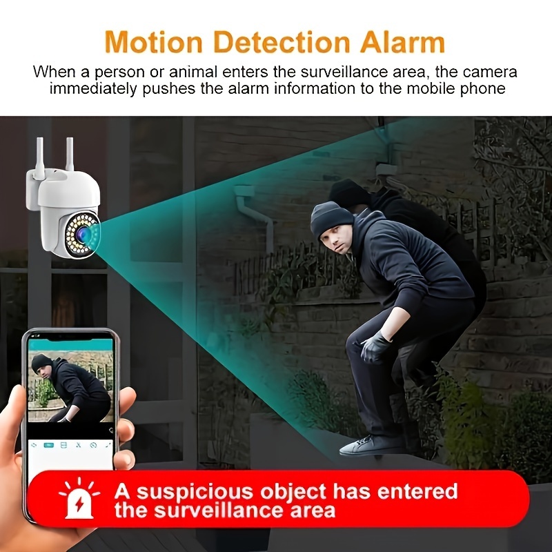 360 Degree Rotated Cctv Camera Security Wifi Outdoor Camera With Full ...