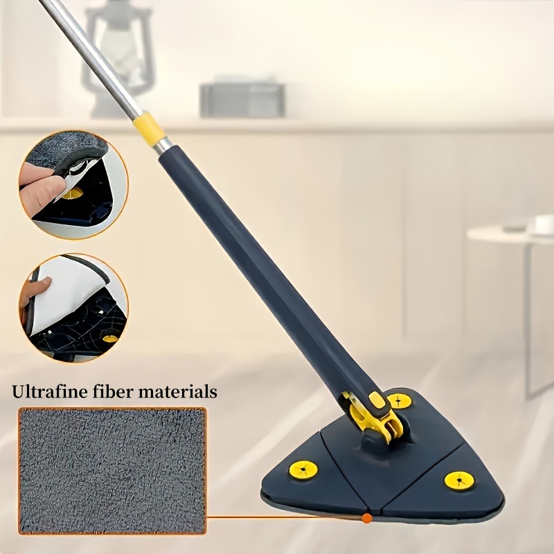 Triangular Microfiber Replacement Mop Pads Rotating Mop - Temu Kuwait