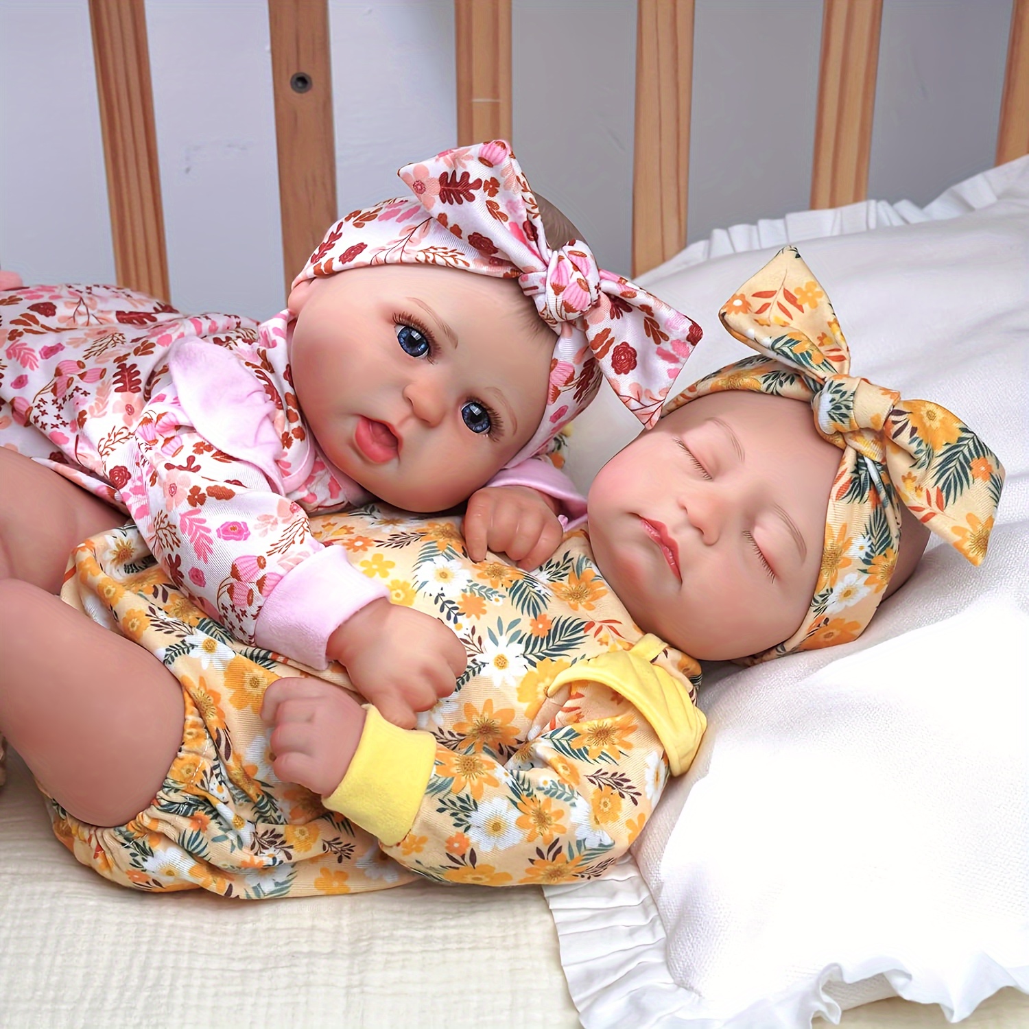 Babaeside Reborn Baby Dolls Twins Realistic Baby Doll Girls - Temu