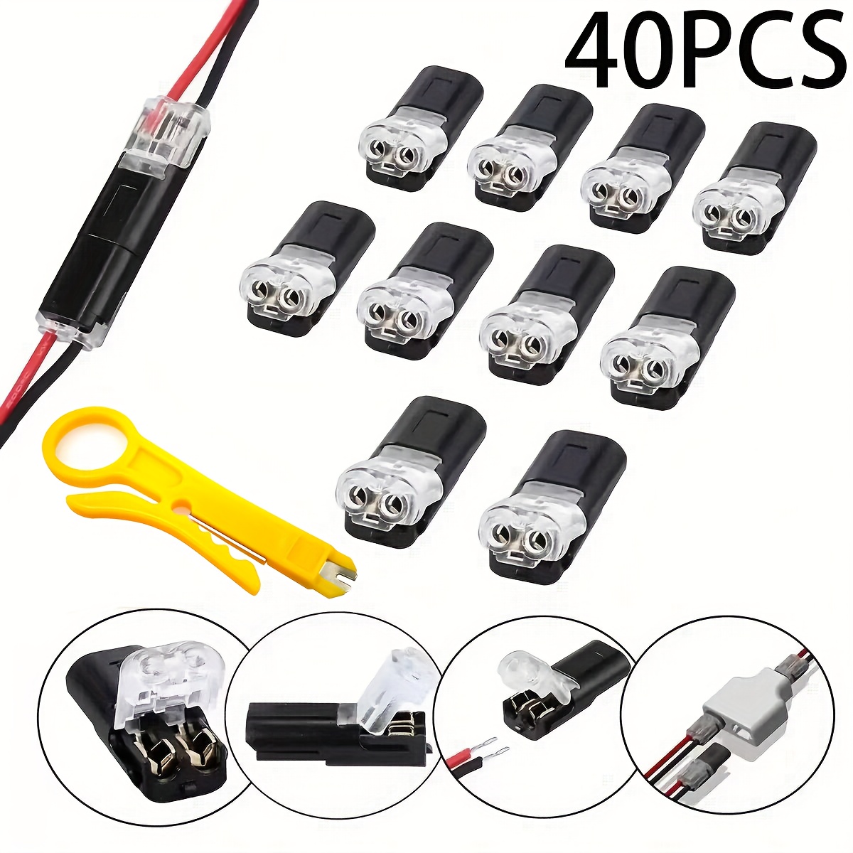 solderless terminal connectors sold on Temu United States