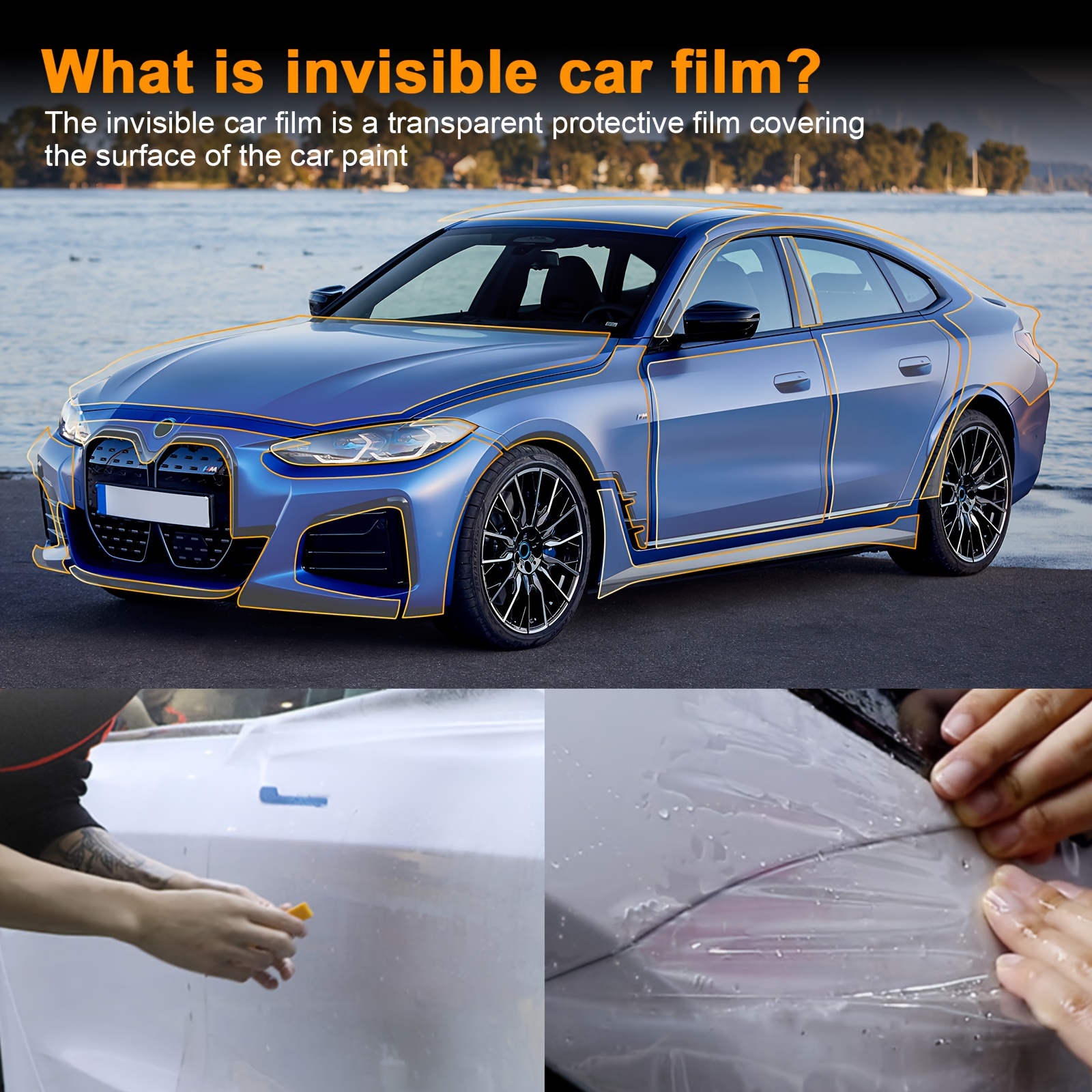 Transparent car cover store