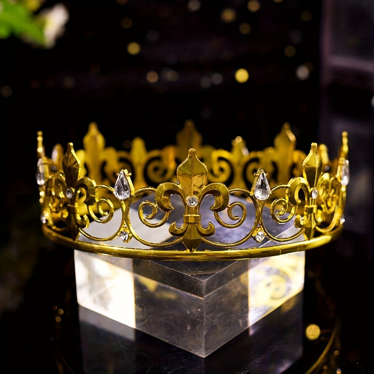 Luxury Crown Unisex Tiara – Vintage Style Costume Accessory - Temu