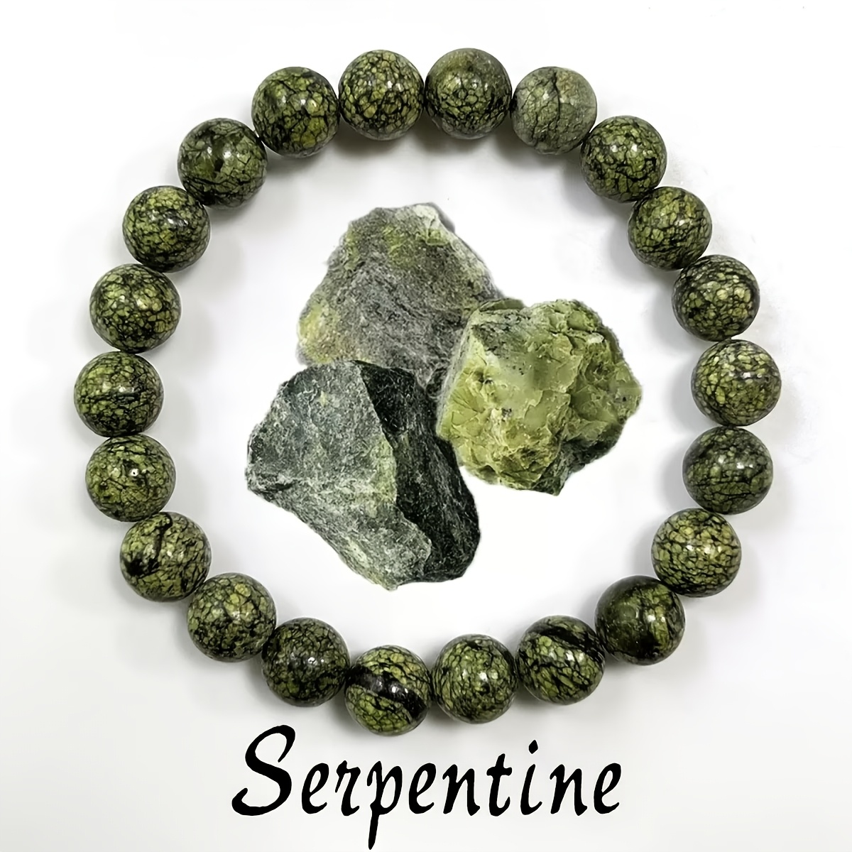 natural stone jewelry sold on Temu United States