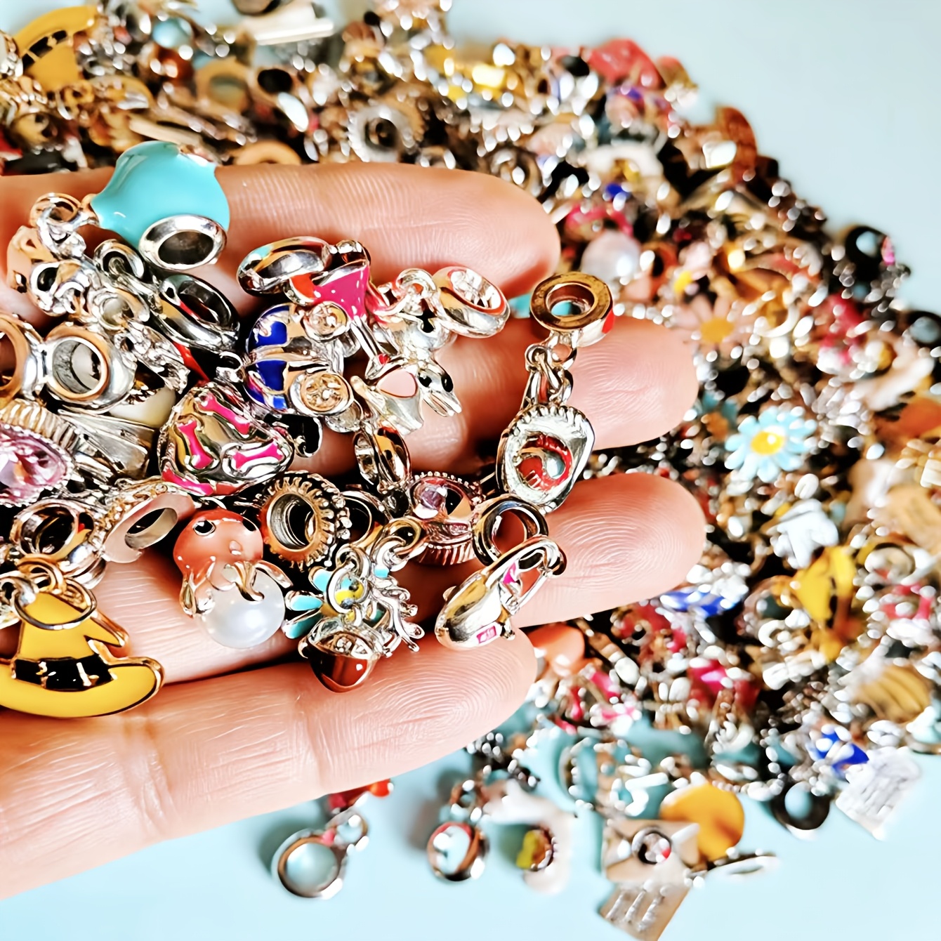 cartoon charms for bracelets sold on Temu United States