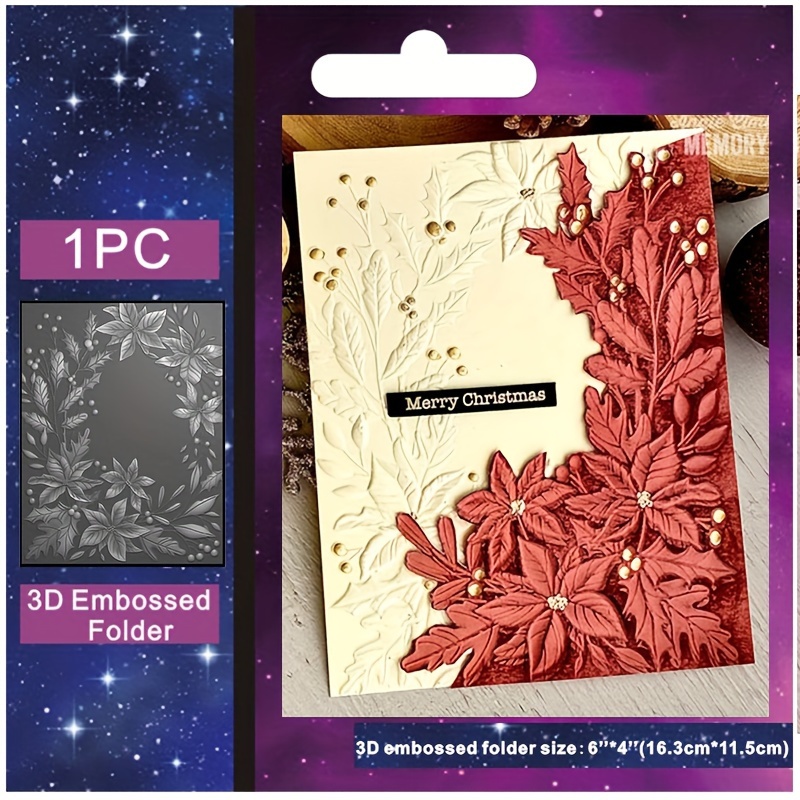 2024 New 3d Embossed Folder Diy Supplies Relief - Temu United