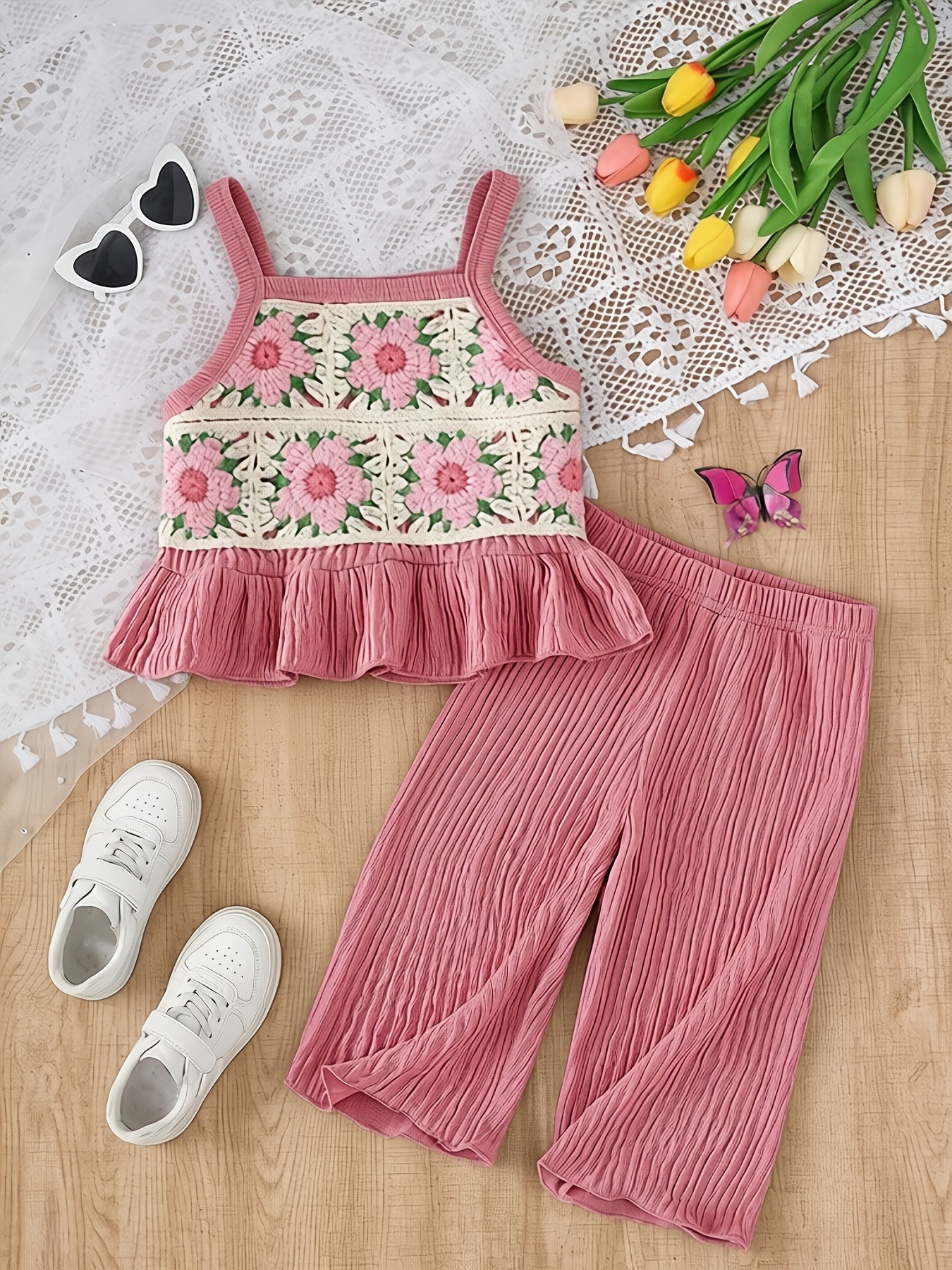 toddler girl outfits sold on Temu United States