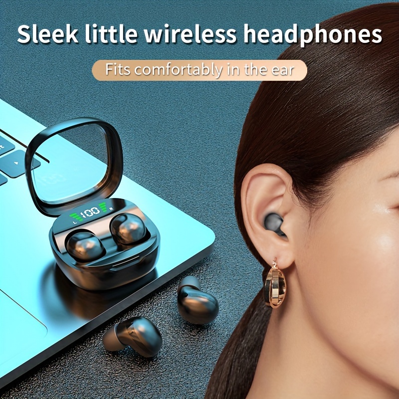 Ultra-mini Wireless Earbuds, Ultra-thin And Painless, Comfortable For ...