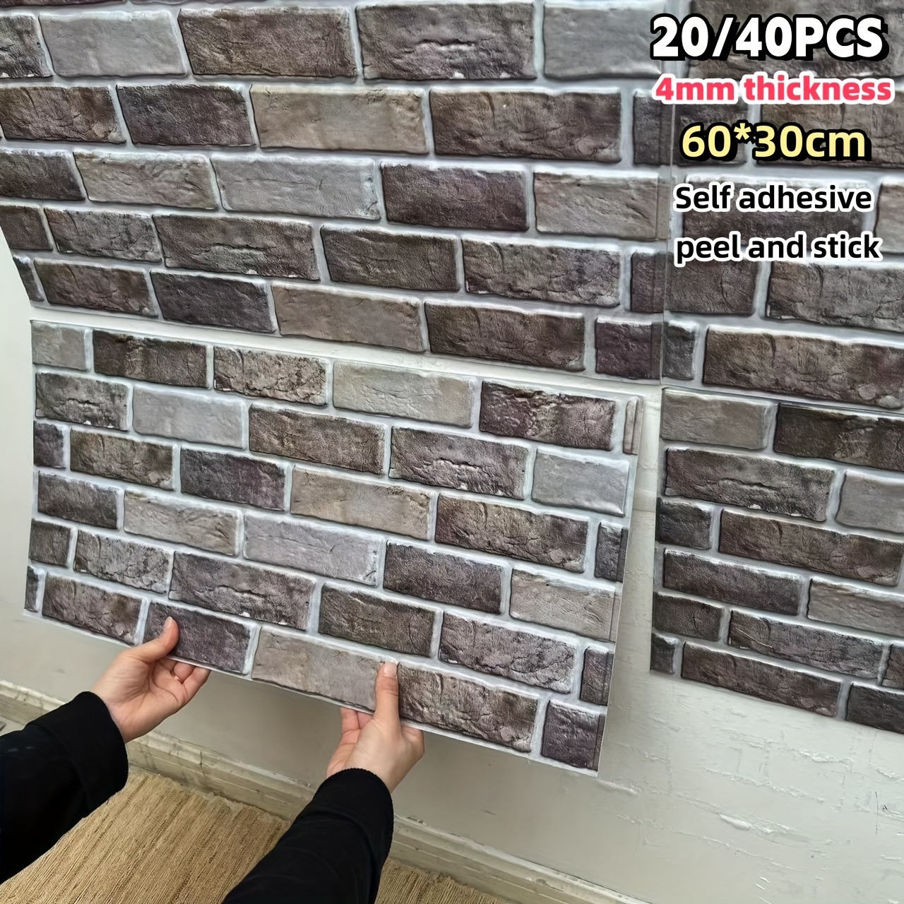 brick tiles sold on Temu United States