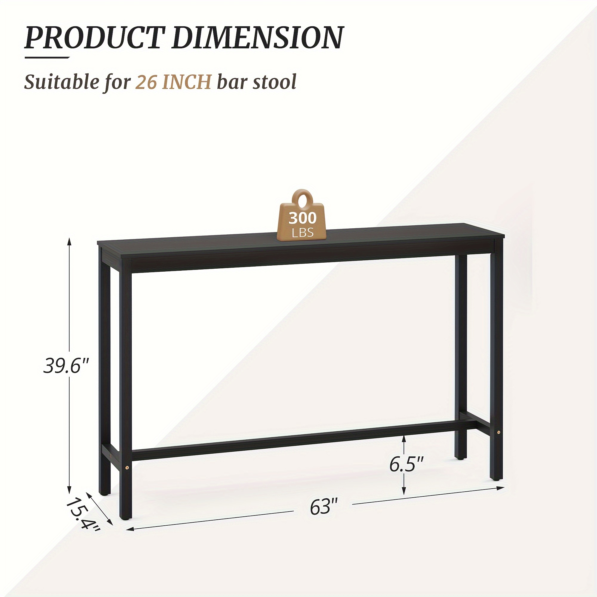 45 inch tall table store