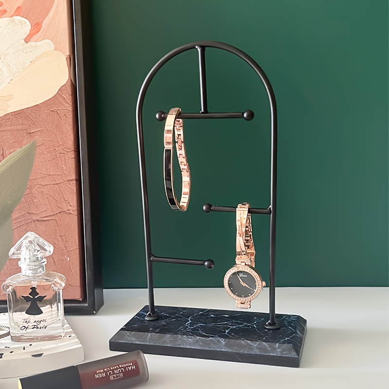 Minimalist Desktop Display Jewelry Rack Earrings Necklaces - Temu Australia