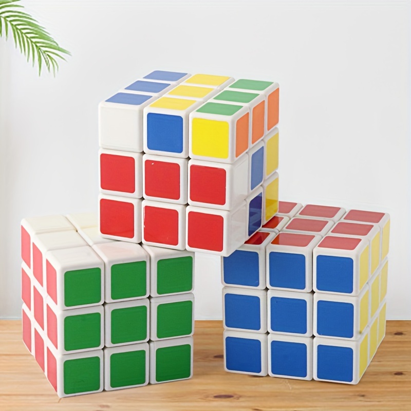 Mini Cube Puzzle Set In 4 Sizes - Color Matching Game For Parties ...