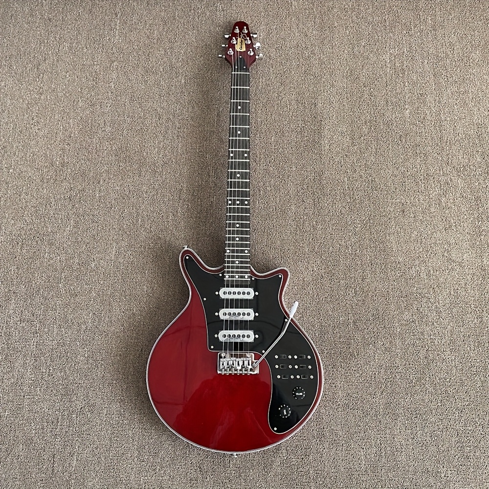 electric guitar 6 strings solid featuring a - Temu