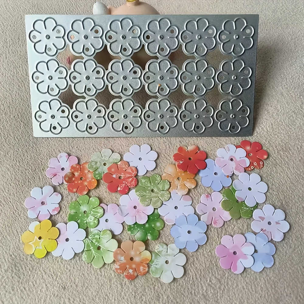 flower die cuts sold on Temu United States