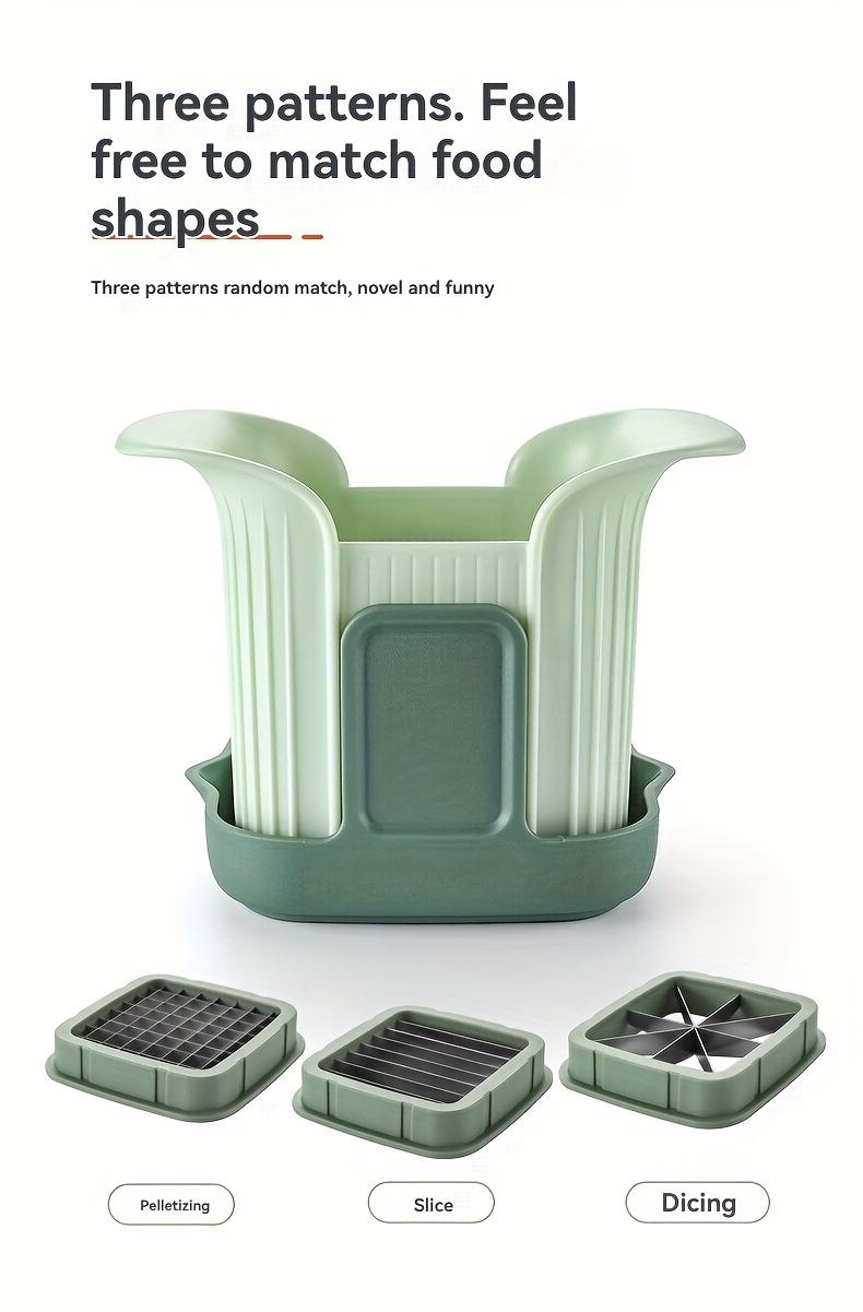 Multifunctional Vegetable Cutter Dicer Abs Food contact Safe - Temu ...