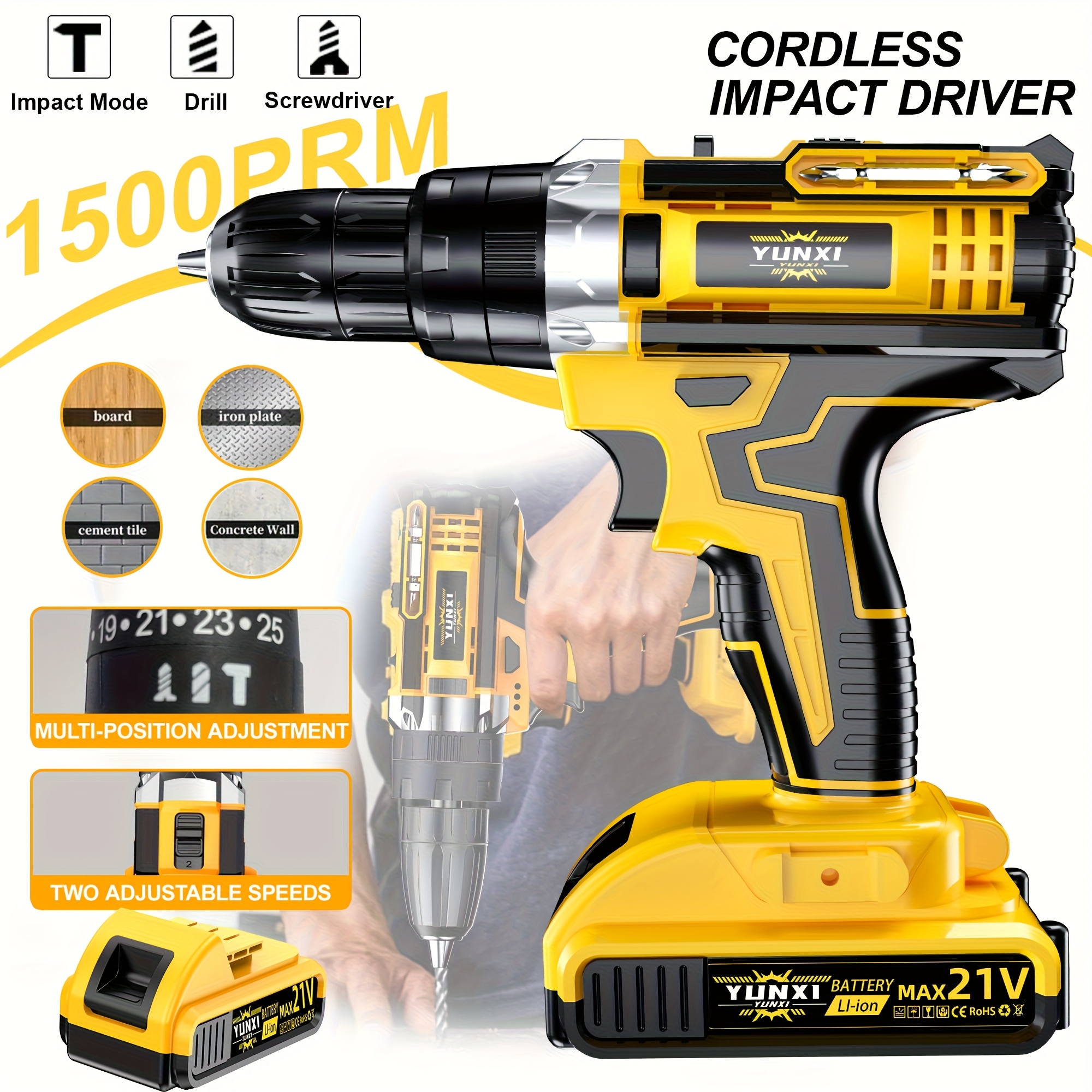 drills sold on Temu United States