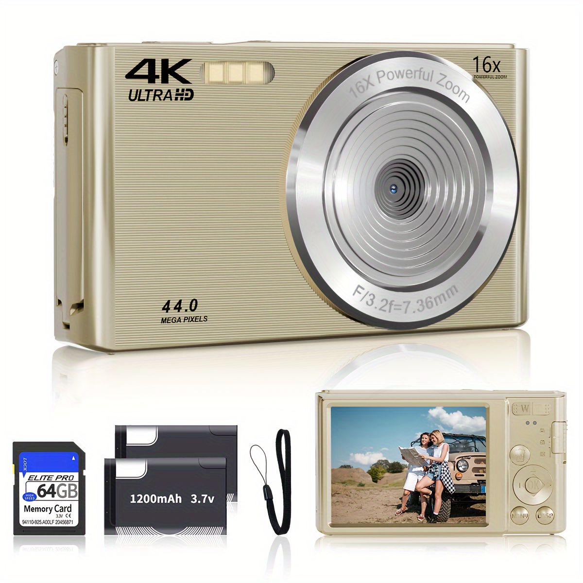 digital cameras sold on Temu United States