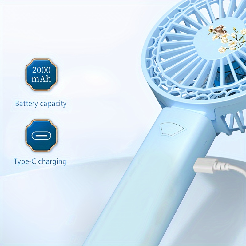 "innovative" Portable Handheld Fan Usb Charging High Wind - Temu South ...