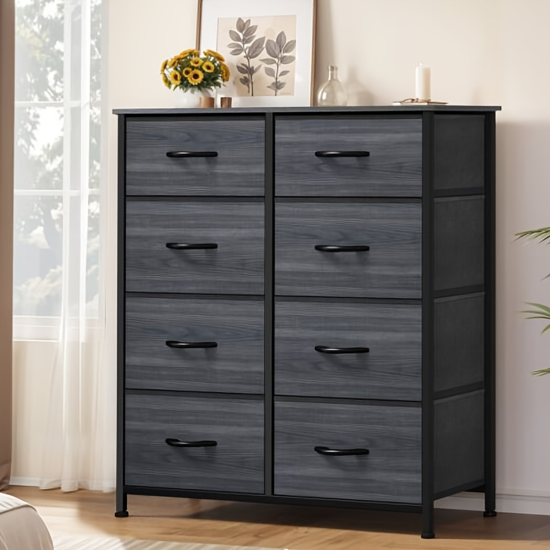 Yarsca 8 Drawers Tall Dresser Bedroom Storage Tower Fabric - Temu