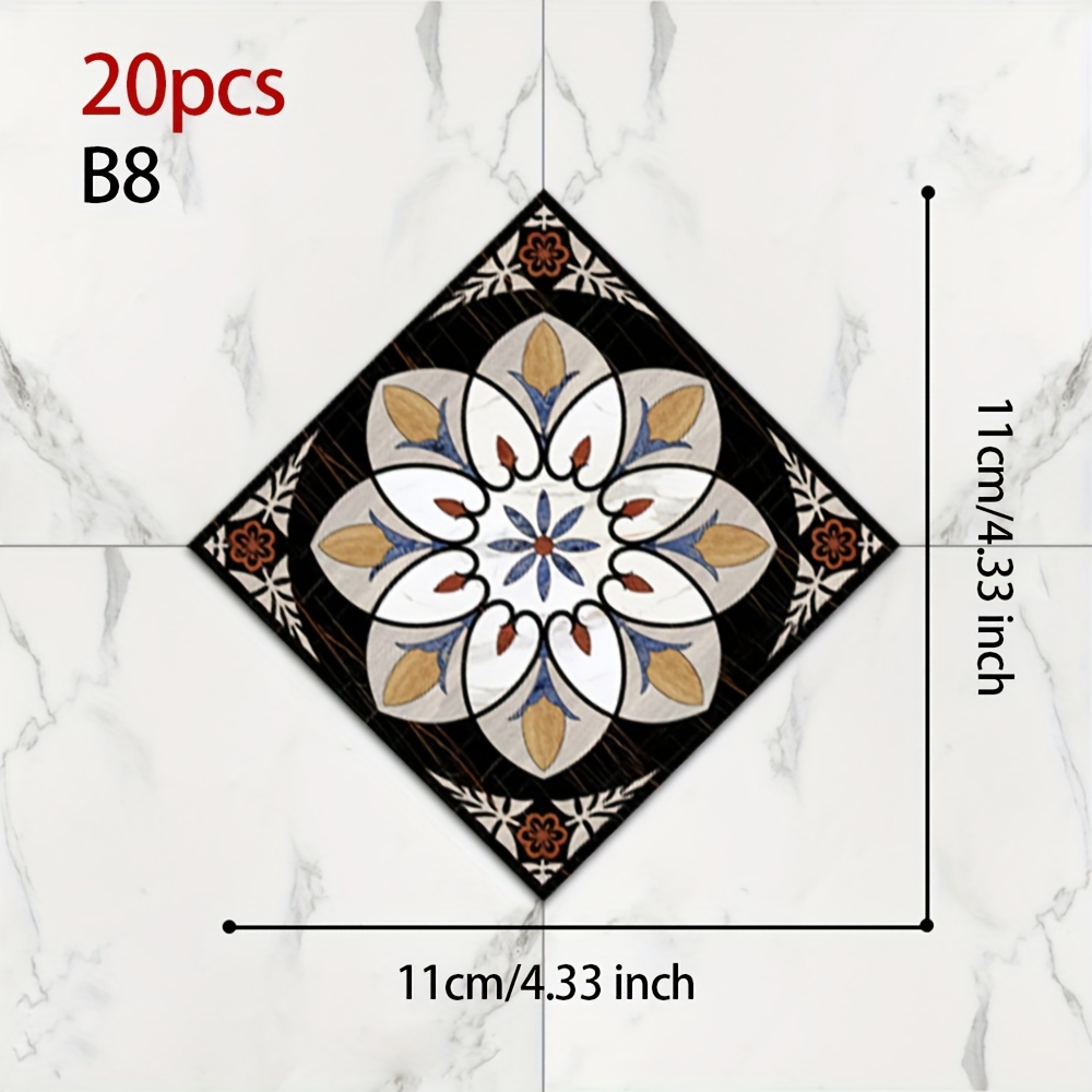 Tile Diagonal Sticker Ground Waterproof Wear resistant Self - Temu