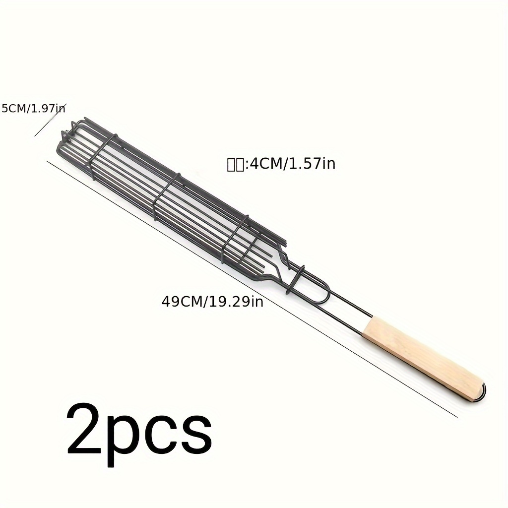 Multi Purpose Bbq Grill Basket Perfect For Hot Dogs Sausages - Patio ...