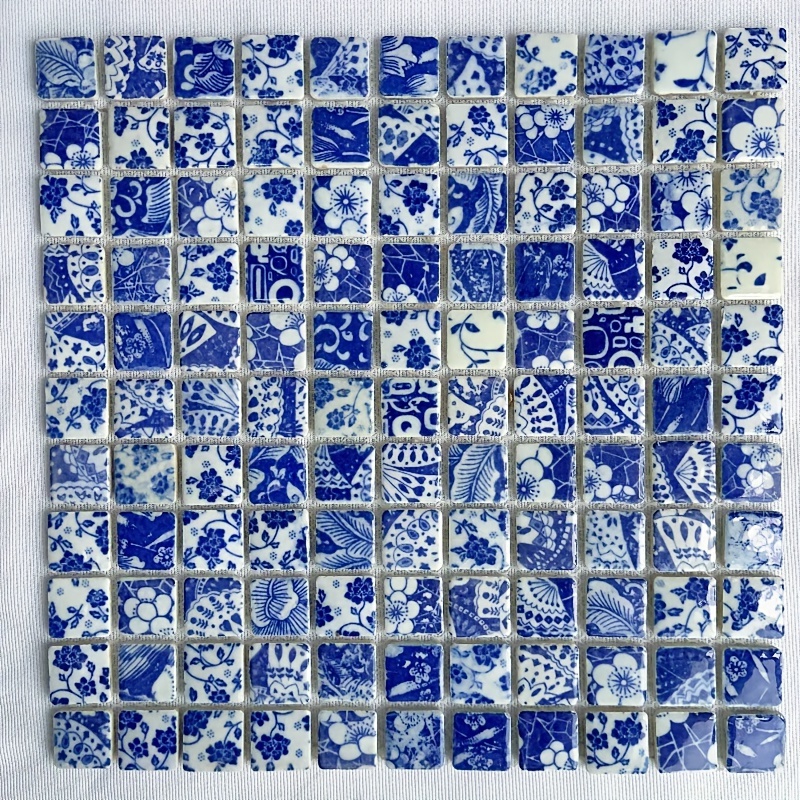 "exotic Elegance" Handcrafted Oriental-inspired Ceramic Tiles, 12x12 ...