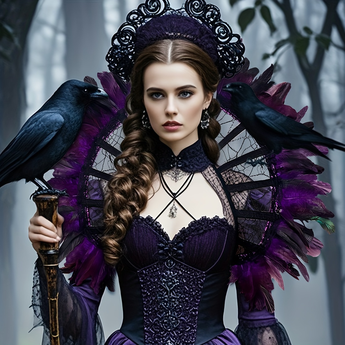 Temu Halloween Costume - The Glam Look