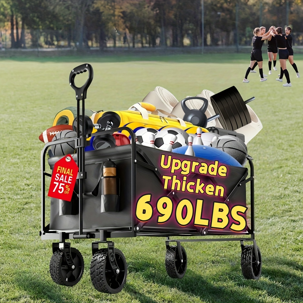 utility wagons sold on Temu United States