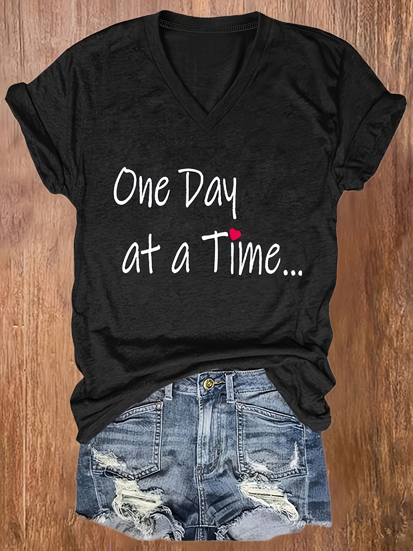Letter Print T Shirt Short Sleeve Crew Neck Casual Top Temu South Africa