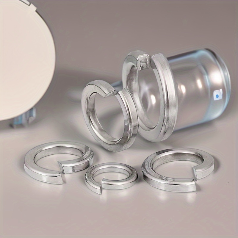 Stainless Steel Spring Lock Washer Assortment Kit Metric - Temu