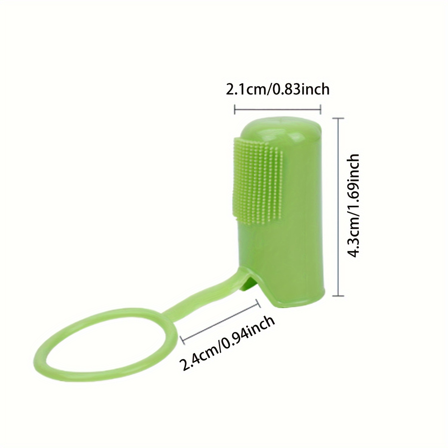 Silicone Dog Finger Toothbrush Set Of 3, Soft Bristle Pet Toothbrushes ...