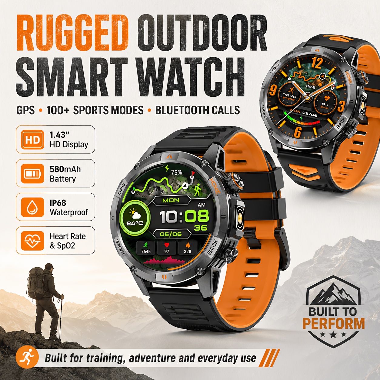 gps smart watch sold on Temu United States