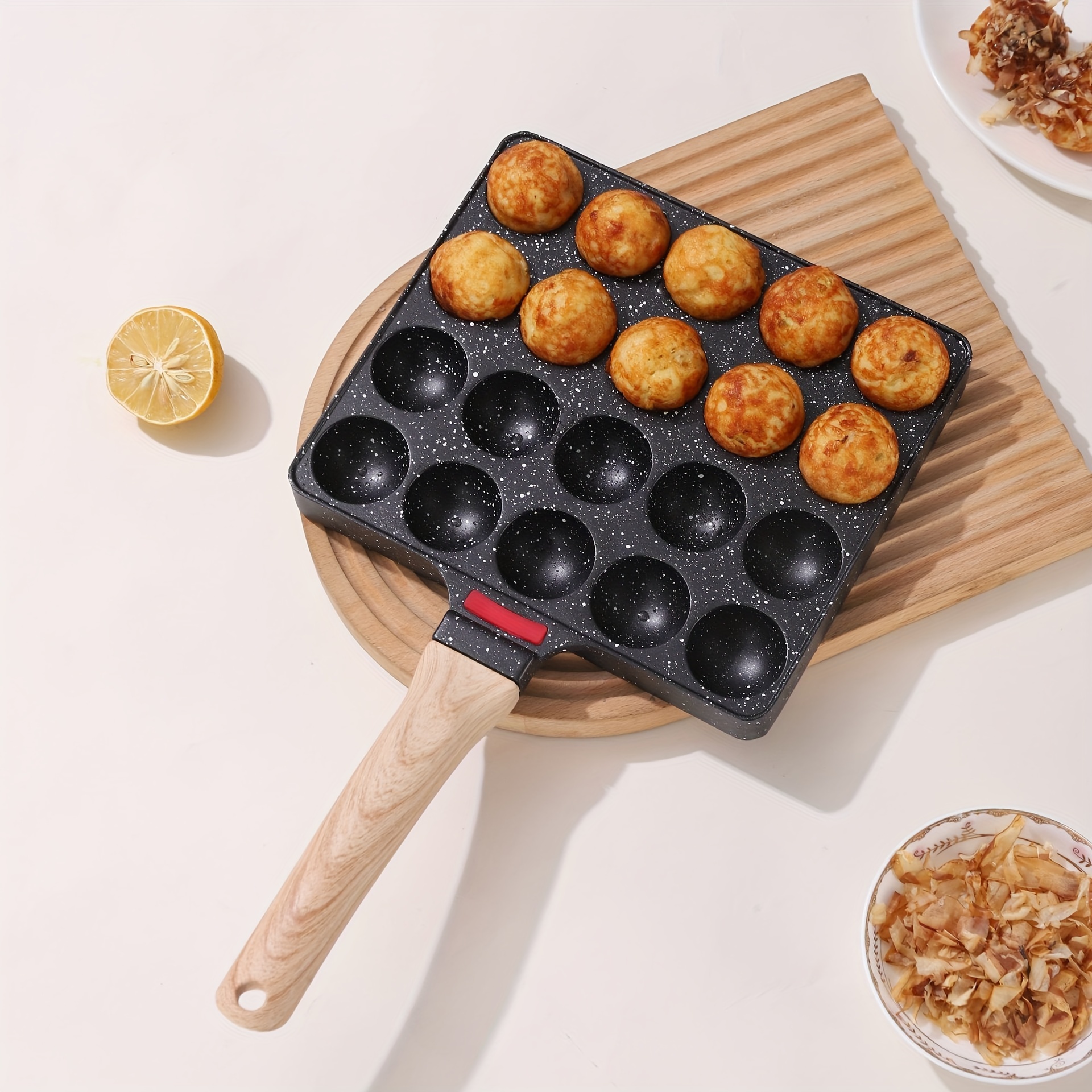 Non stick Takoyaki Grill Pan 20 hole Aluminum Octopus Ball - Temu