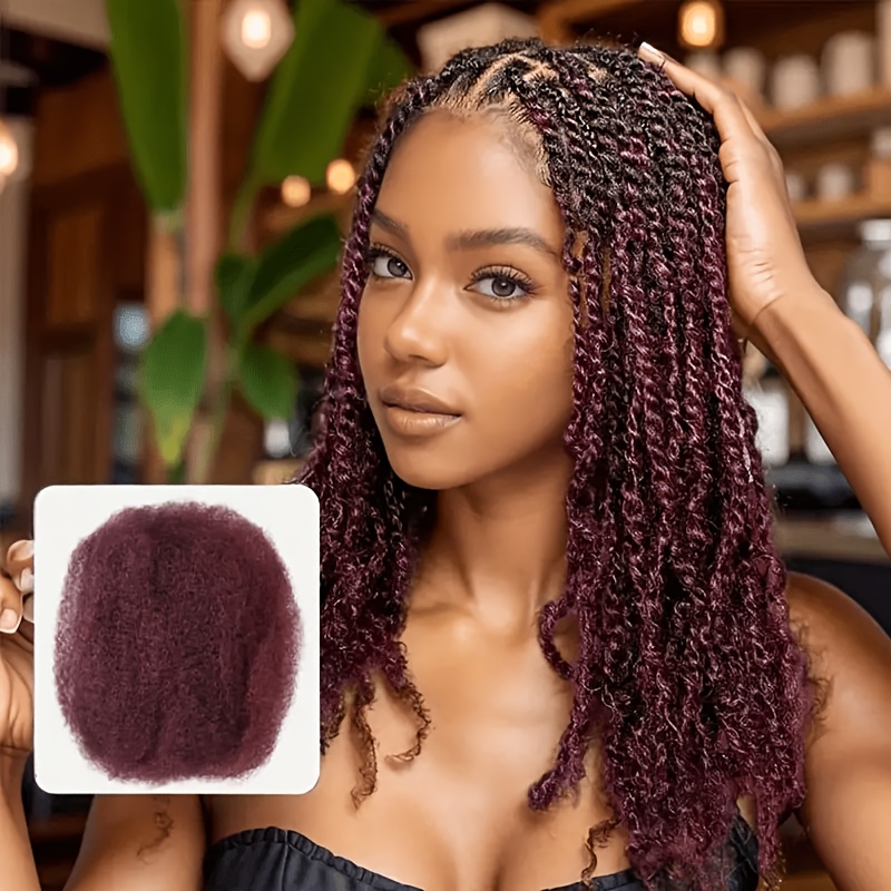 human hair braiding sold on Temu United States