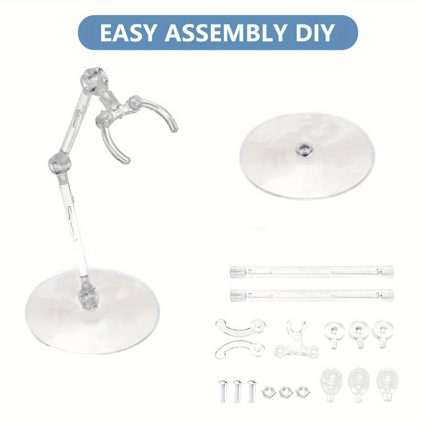 action figure stand round display holder base clear doll - Temu Australia