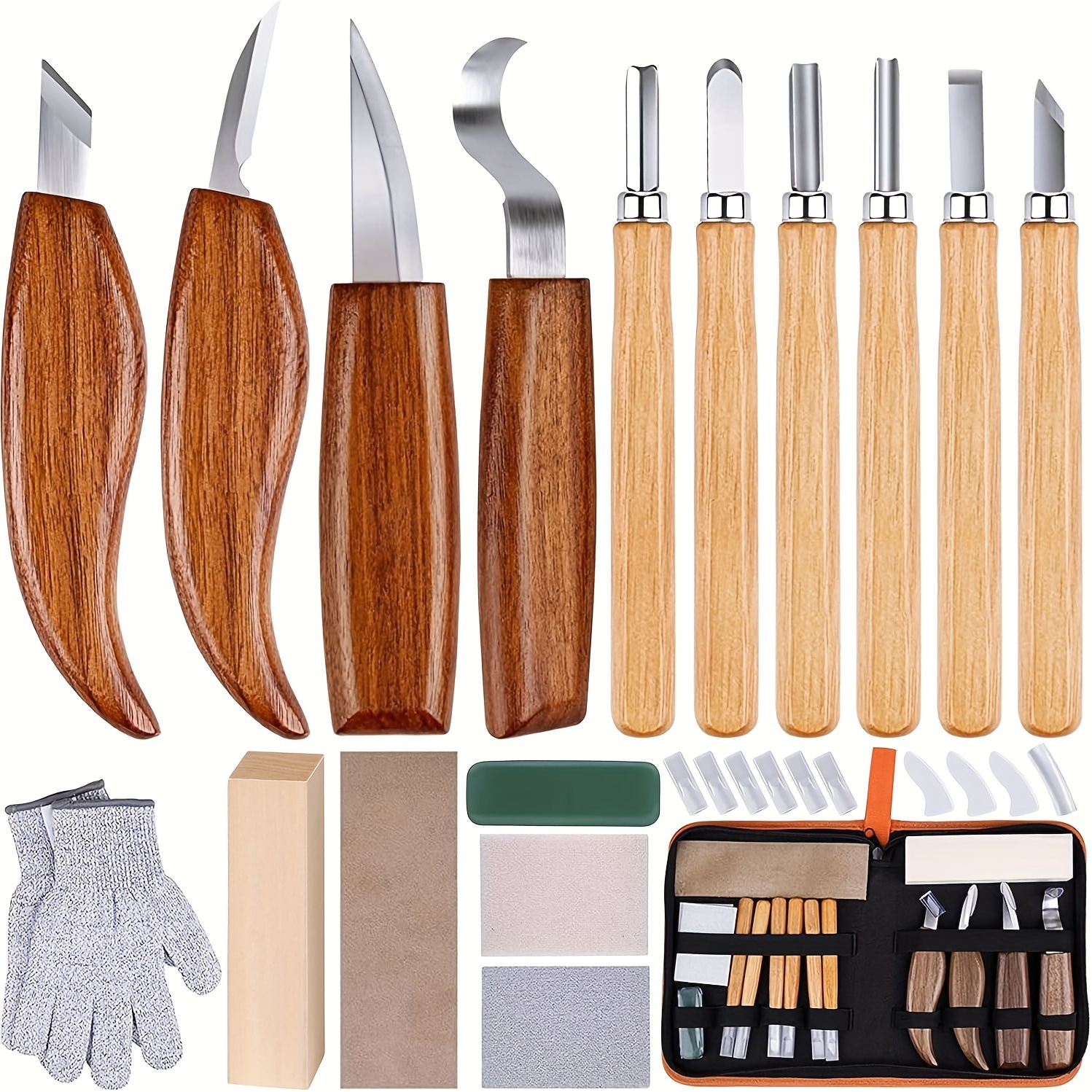 Wood carving knife kit store