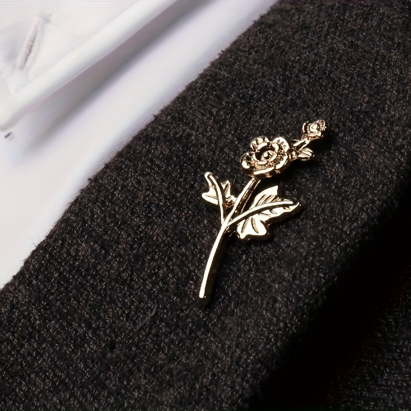 Flower Brooch For Men