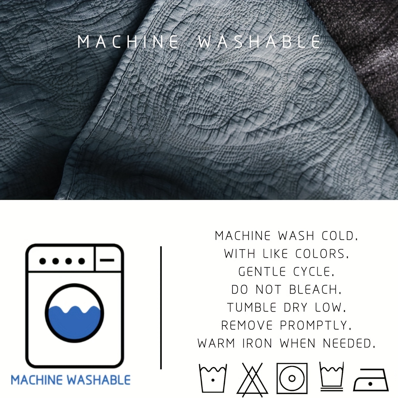 luxury handmade quilt set stonewashed flower bed quilt cover - Temu