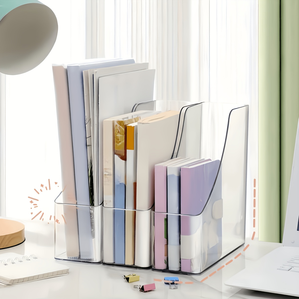 file folder organizer stand sold on Temu Philippines