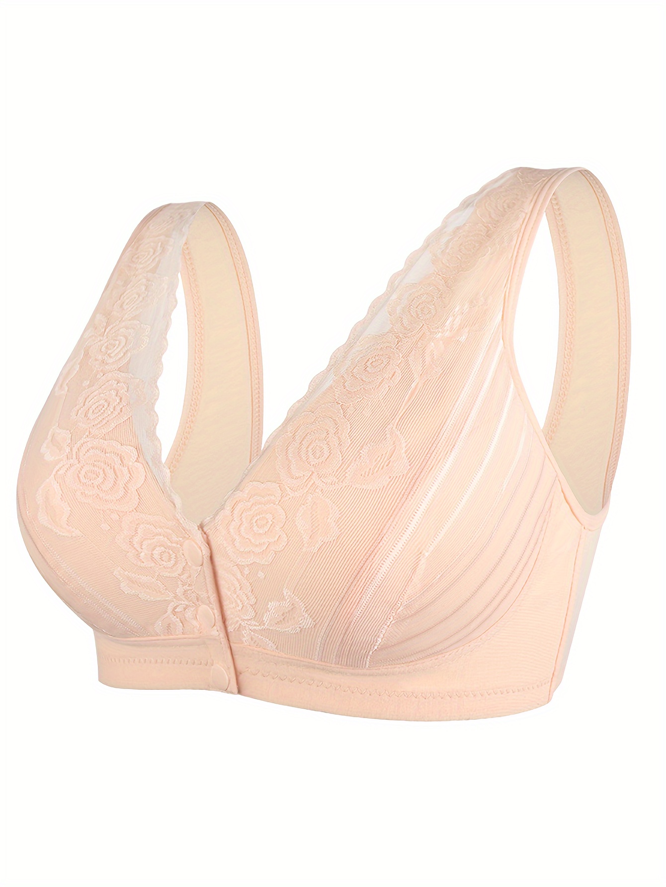 front closing bras for seniors sold on Temu United States