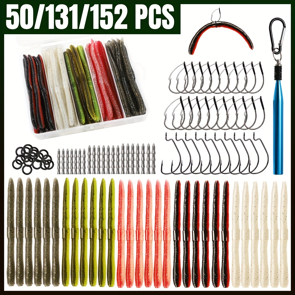 fishing lures soft plastic sold on Temu United States