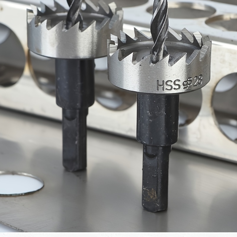 6-piece Hss High-speed Steel Cutter Set, 16-32mm Metal Core Drill Bits ...