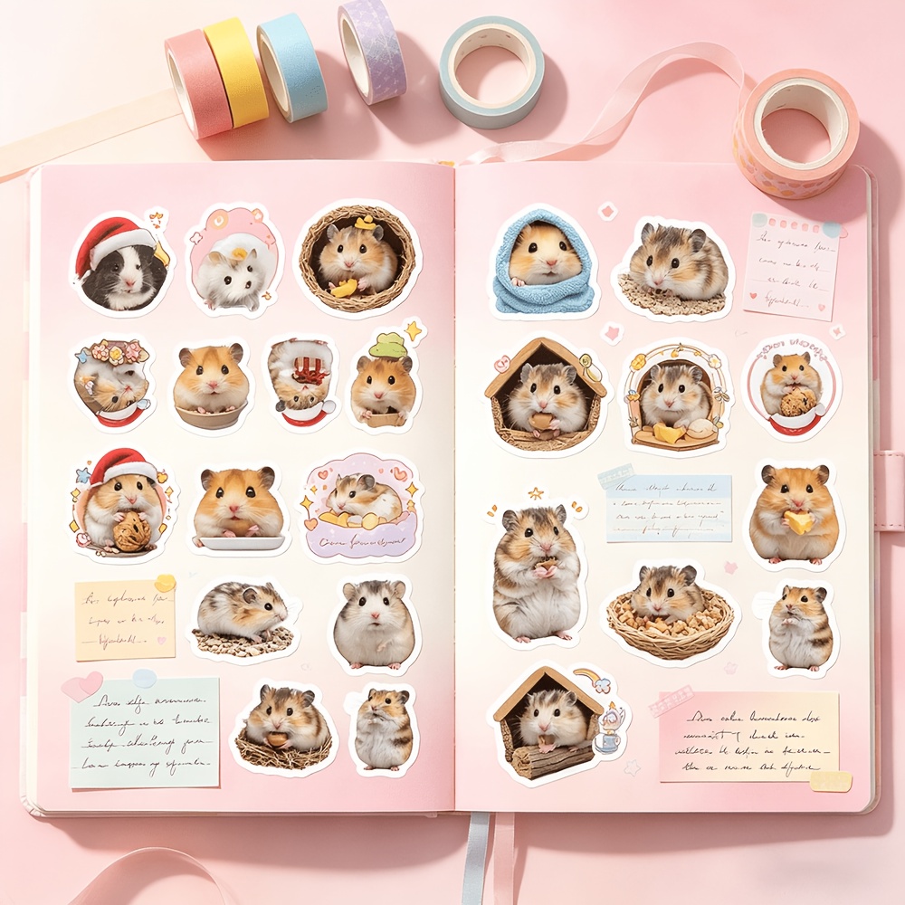 hamster stickers sold on Temu United States