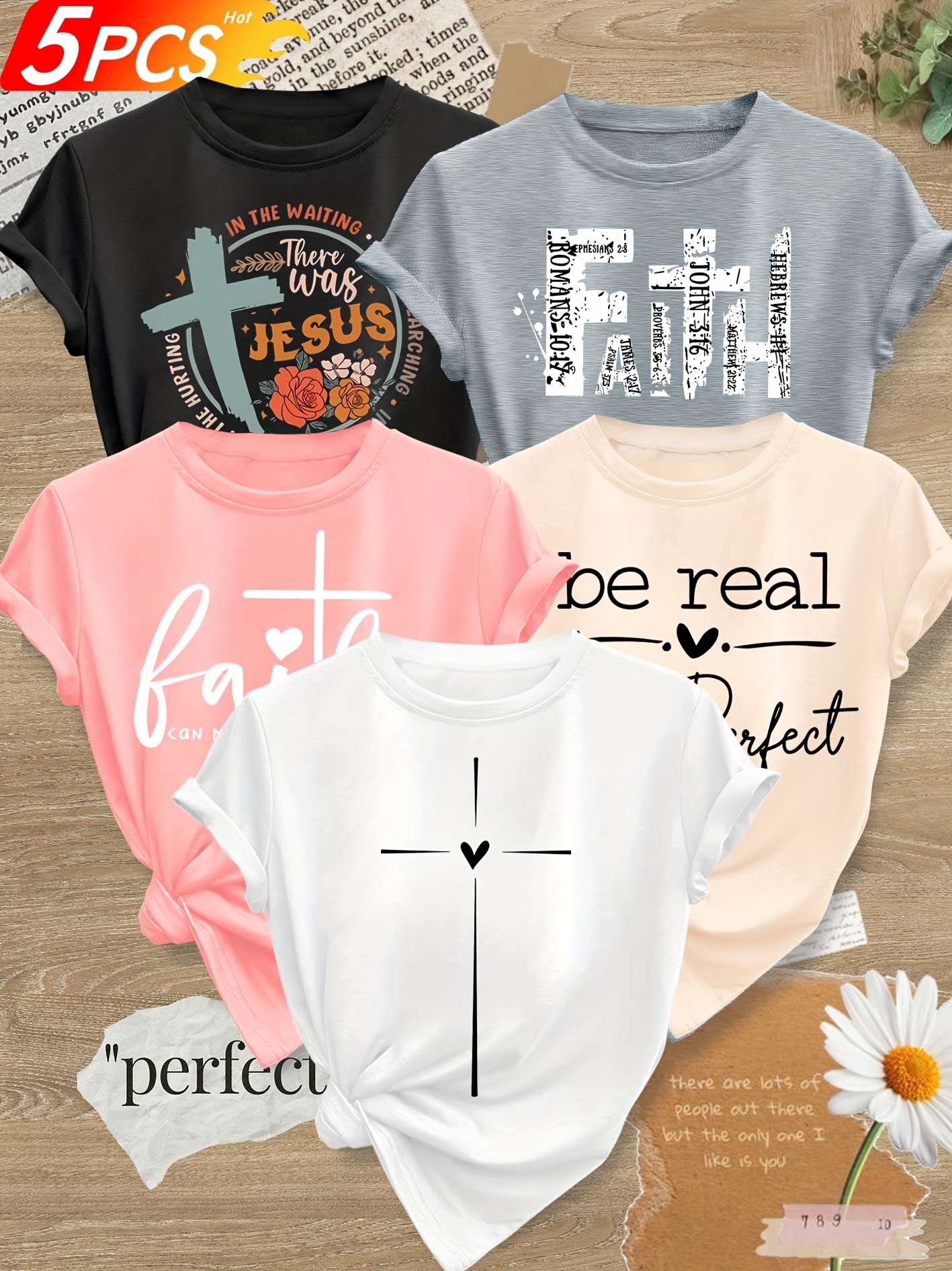 faith shirts sold on Temu United States