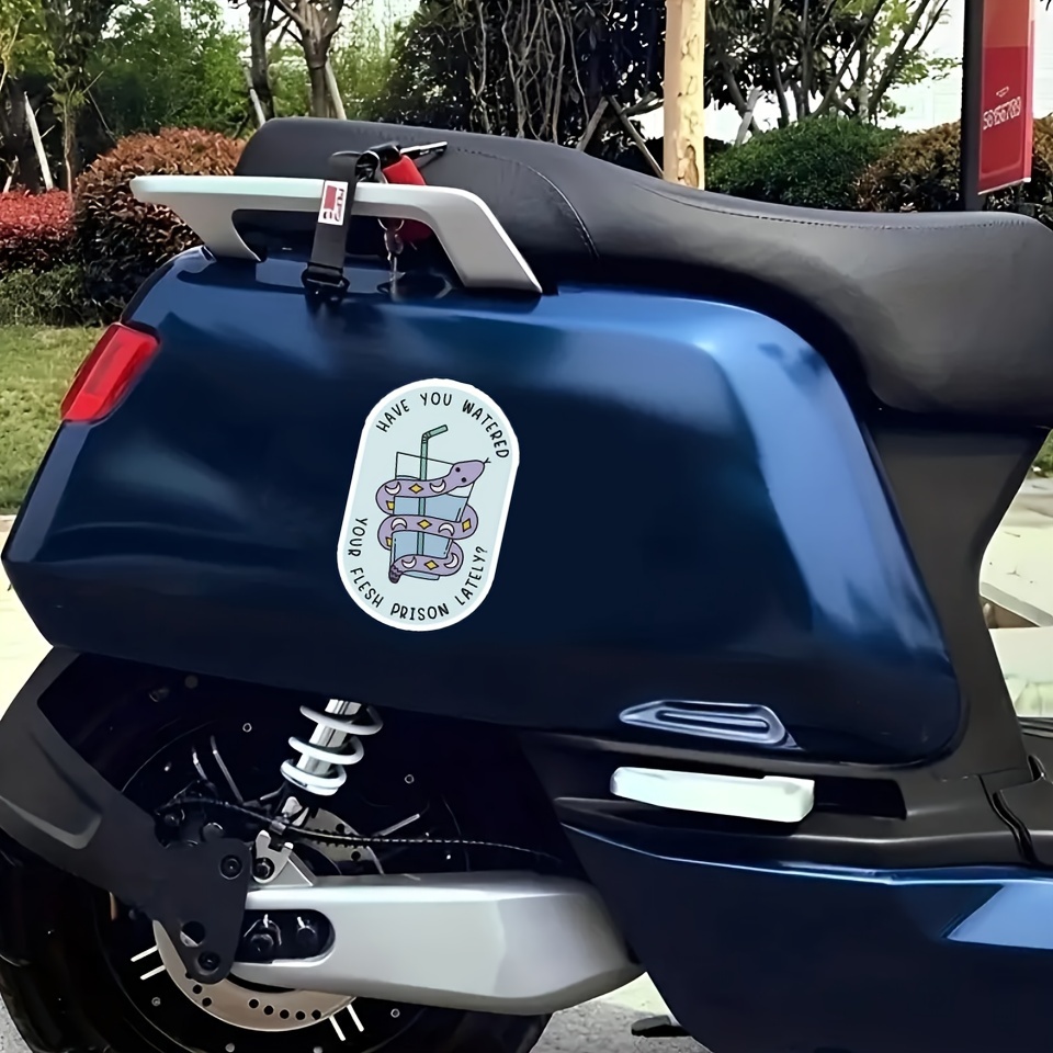 Watered Flesh Prison Today Snake Car Stickers Motorcycle - Temu Canada