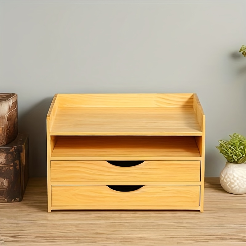 3 tier Desk Organizer Desktop Drawer Tabletop Storage - Temu